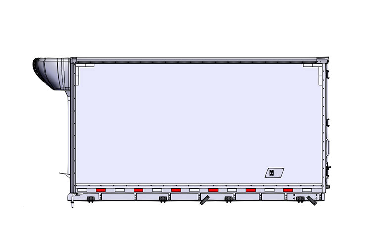 Design: 4.8m Dual Temp Refrigerated Truck Bodies - TOPOLO-TRUCK